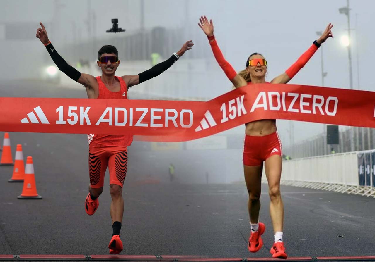 Ignacio Erario y Chiara Mainetti ganaron la Adizero 15k - Traileros.ar